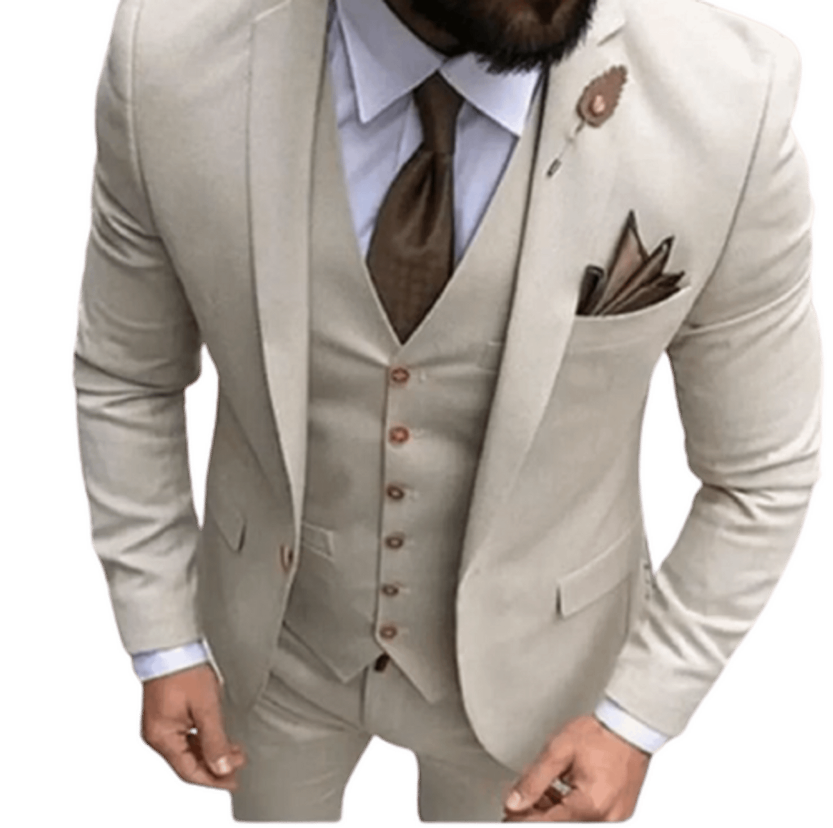 Terno Slim Oxford Masculino Bege - Paleto+calça+barato!! | Blazer ...