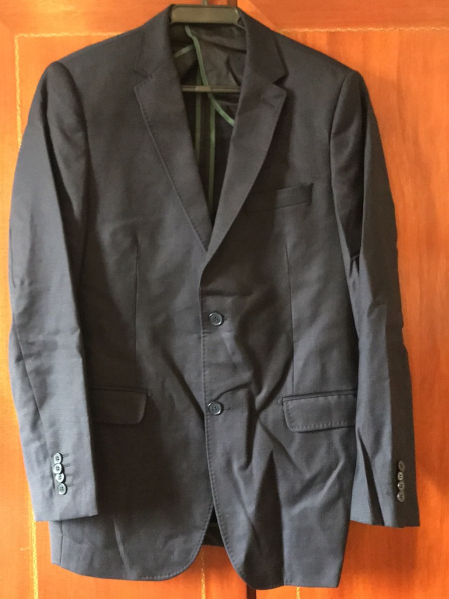 Terno Via Veneto Azul Marinho | Blazer Masculino Via Veneto Usado ...