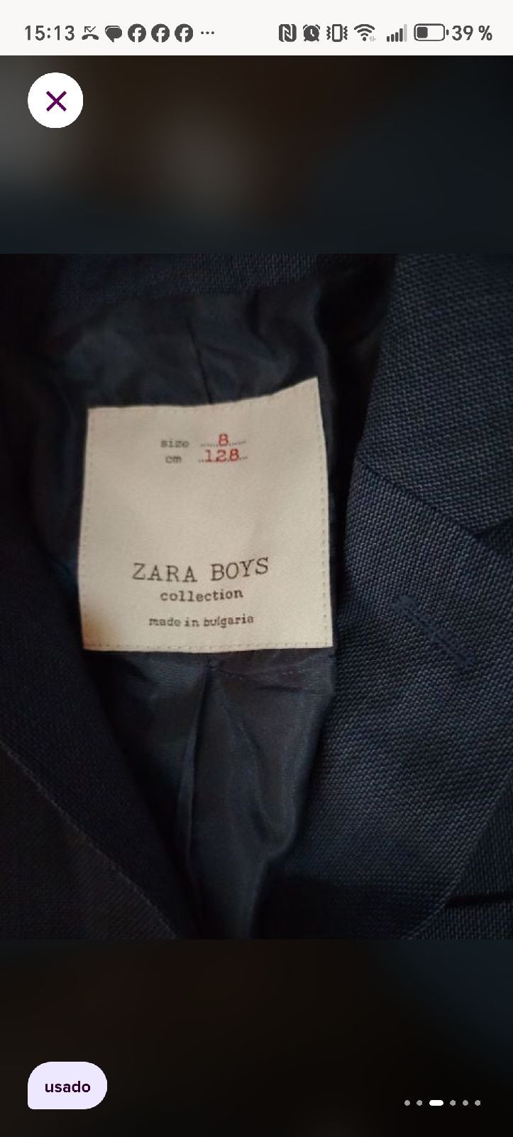 Terno Zara Boys | Roupa Infantil para Menino Zara Boys Usado 122243452 | enjoei