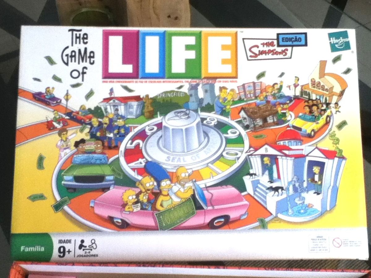 The Game Of Life - Simpsons Edition | Jogo de Tabuleiro Hasbro Usado ...