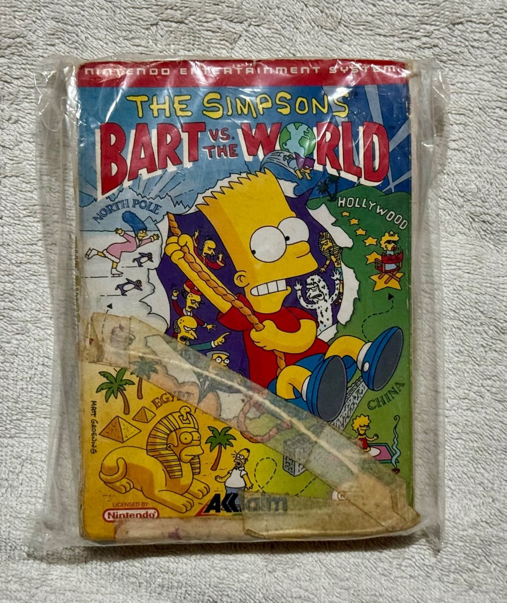 The Simpsons: Bart Vs. The World Americano Nes Nintendo | Jogo de ...