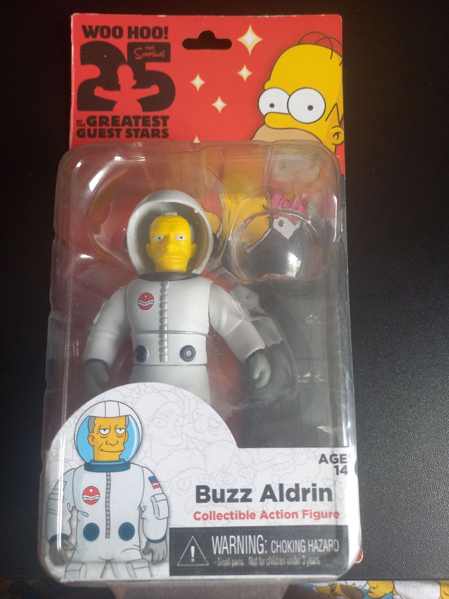 The Simpsons Buzz Aldrin | Brinquedo Neca Toys Nunca Usado 68964526 ...