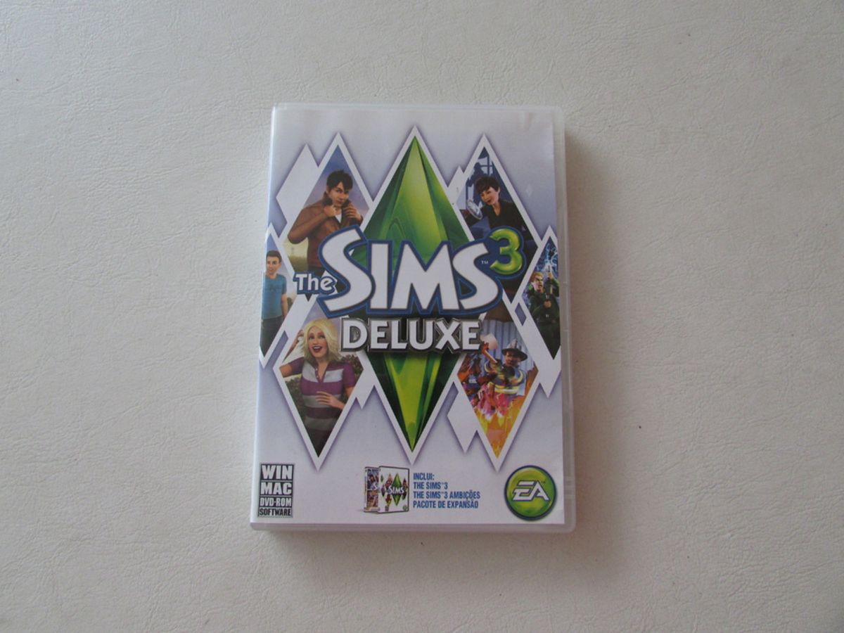 The Sims 3 Deluxe (com Expansão Ambições) | Jogo de Computador Ea Usado ...