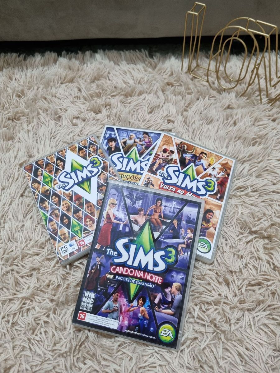 The Sims 3 Original + 3 Expansões | Jogo de Videogame The Sims Nunca ...