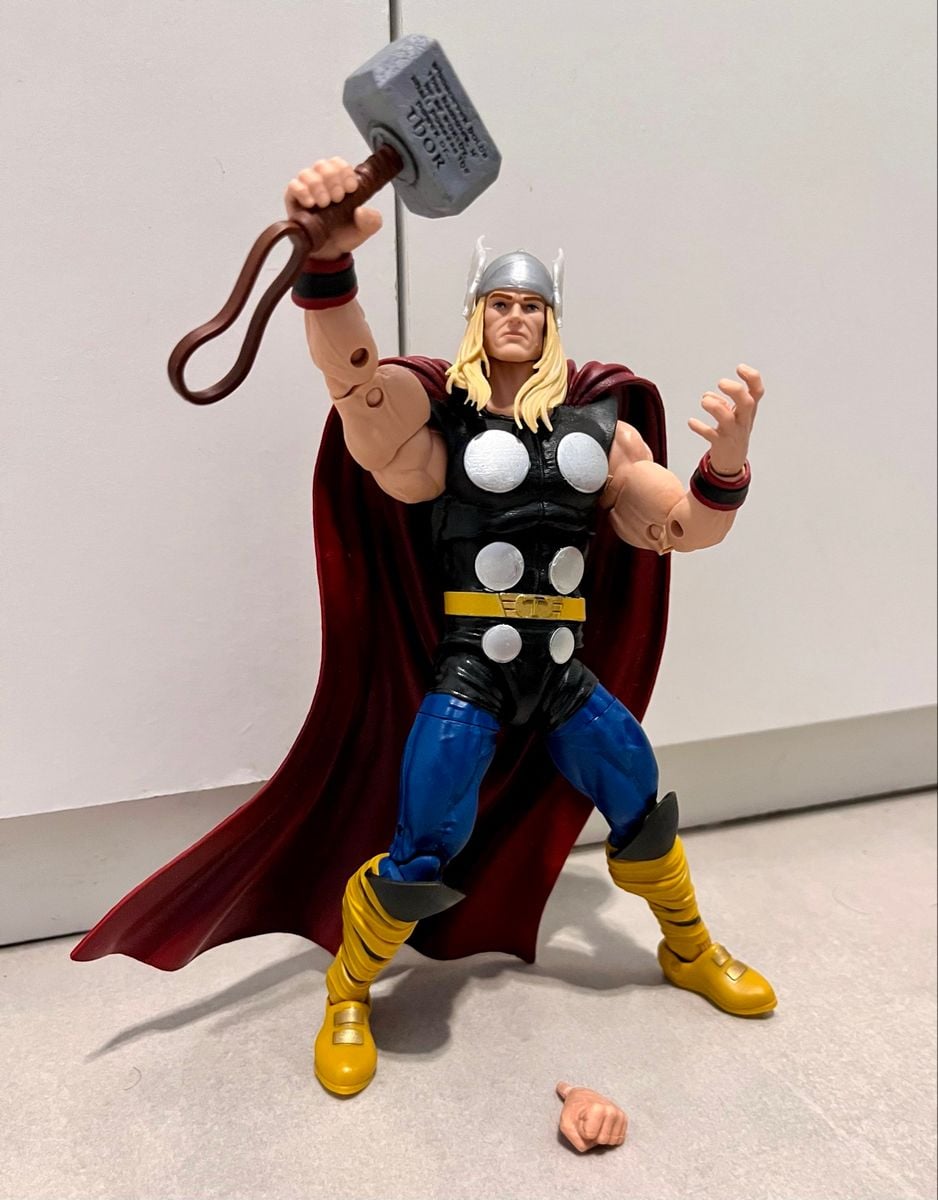 Thor Clássico Marvel Legends - Completo | Item Infantil Hasbro Usado ...