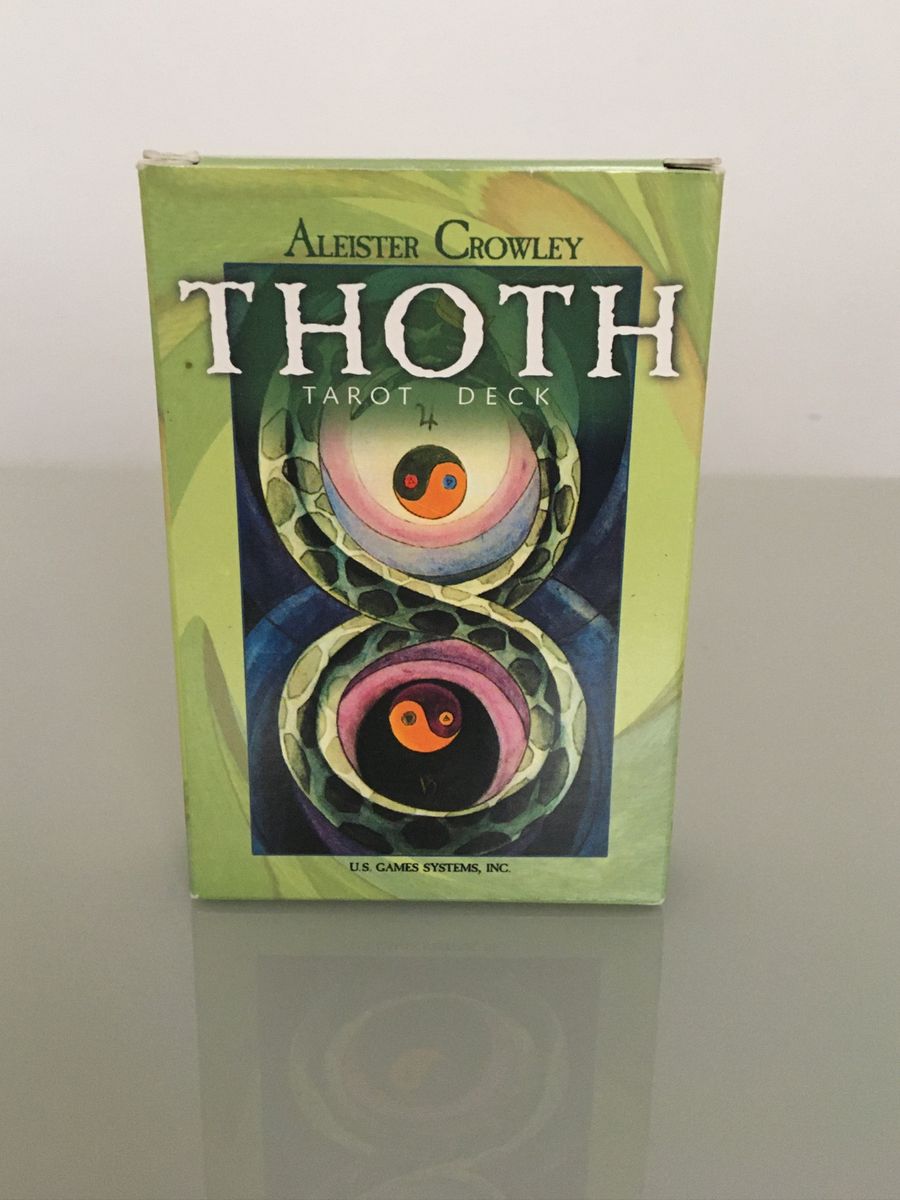 Thoth Tarot, Edição de 1983, Grande e Original | Livro Us Games Nunca ...