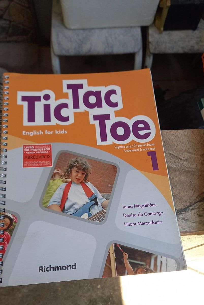 Tic Tac Toe - English For Kids-volume 1 | Livro Editora Richmond Usado ...