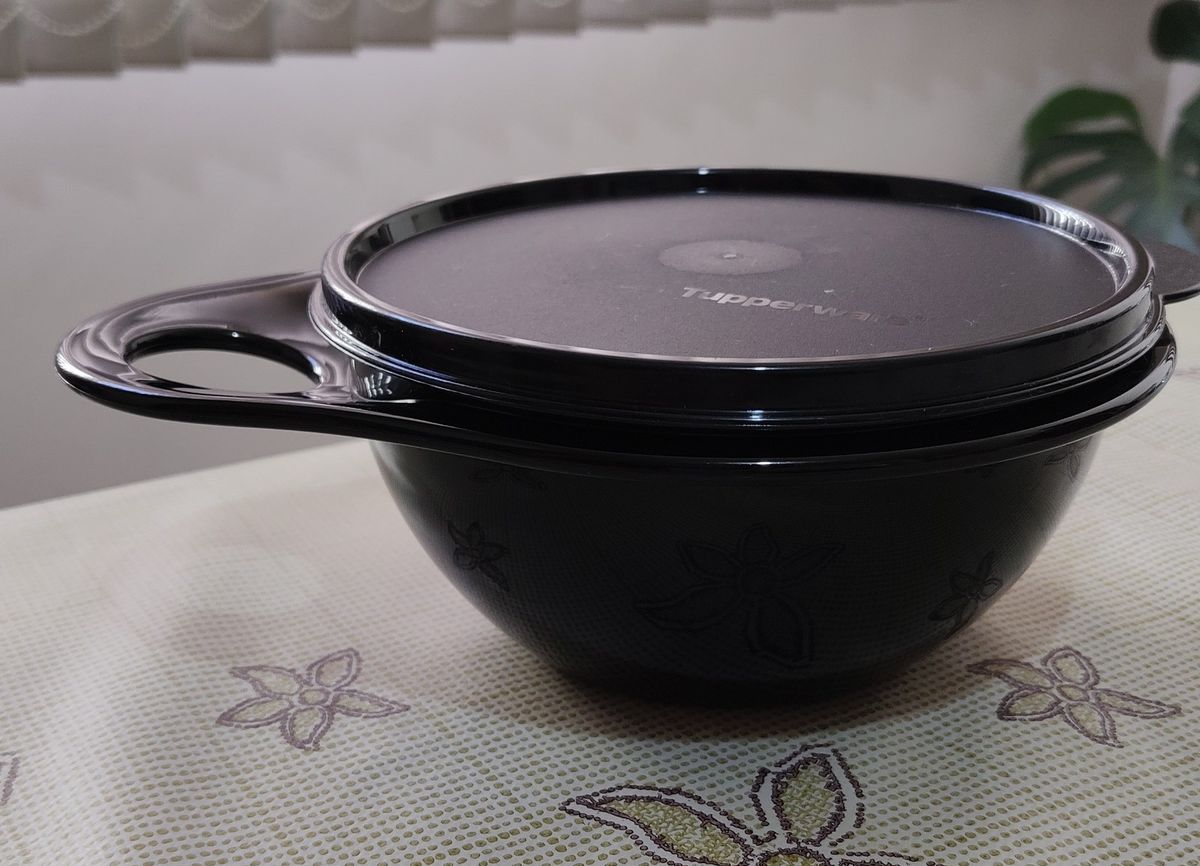 Tigela Criativa 1,4l Preta Tupperware | Móvel de Cozinha Tupperware ...