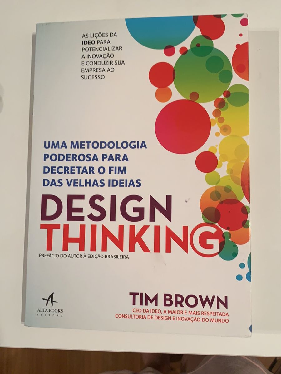 Tim Brown Design Thinking Novo 2017 | Livro Alta Books Nunca Usado ...