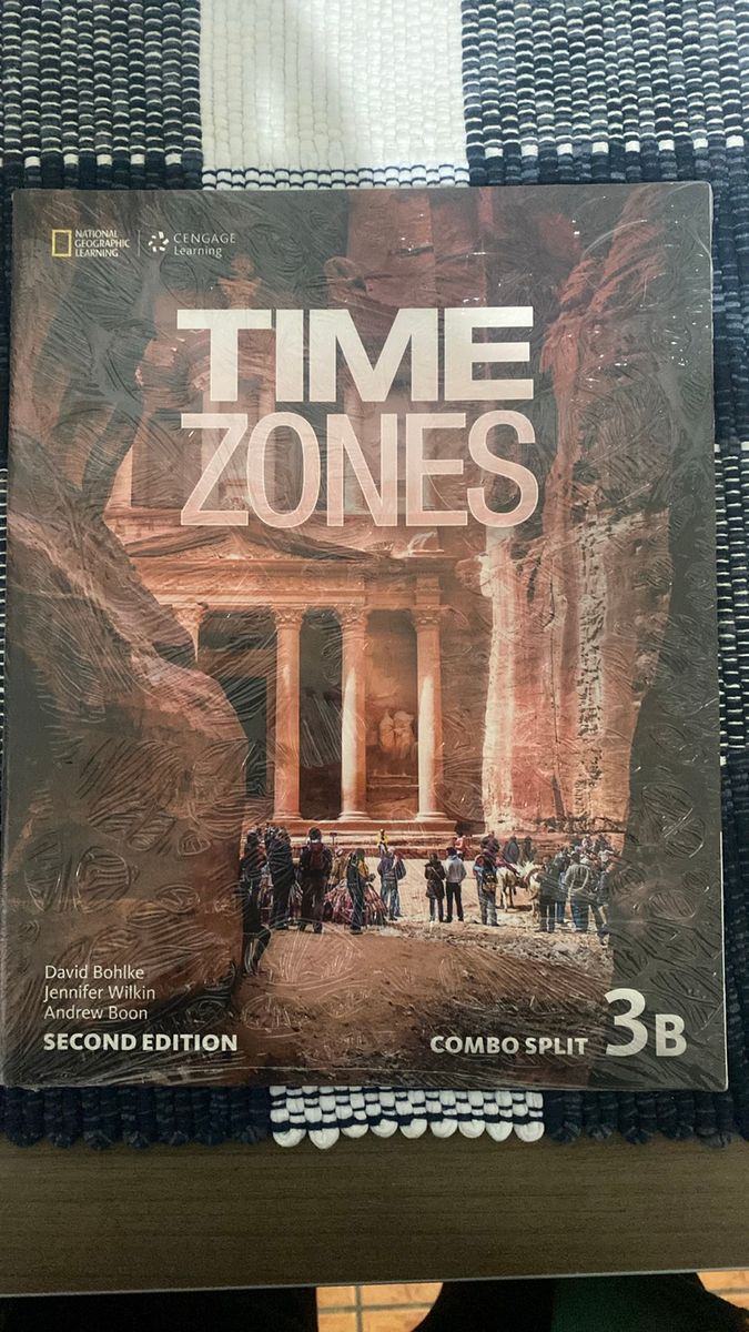 Time Zones 3b Combo Split | Livro National Geographic Society Usado ...