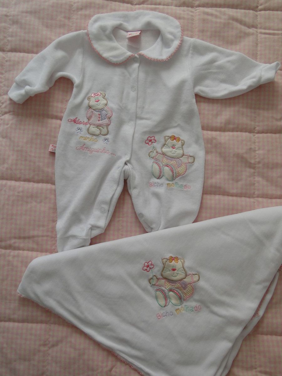 Tip Top com Mantinha | Roupa Infantil para Bebê Bicho Molhado Usado ...