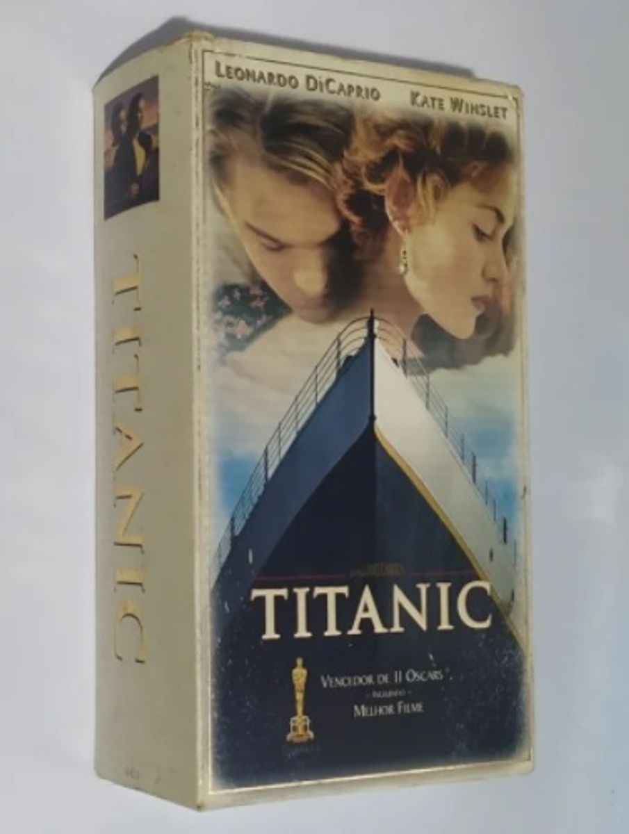 Titanic Vhs Legendado - James Cameron - Leonardo Dicaprio | Livro Usado ...