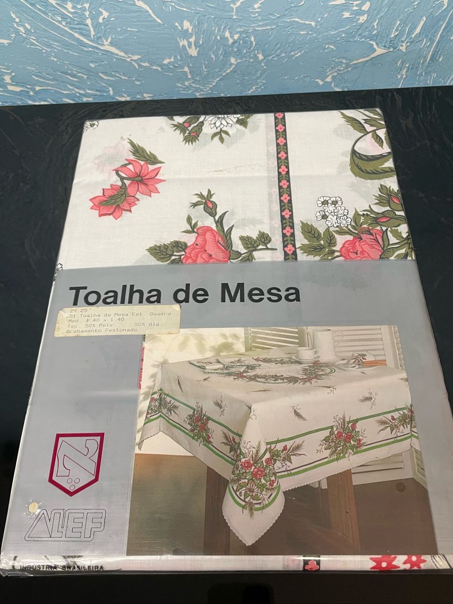 Toalha de Mesa com Flores Marca Alef | Mesa Alef Nunca Usado 67154572 ...