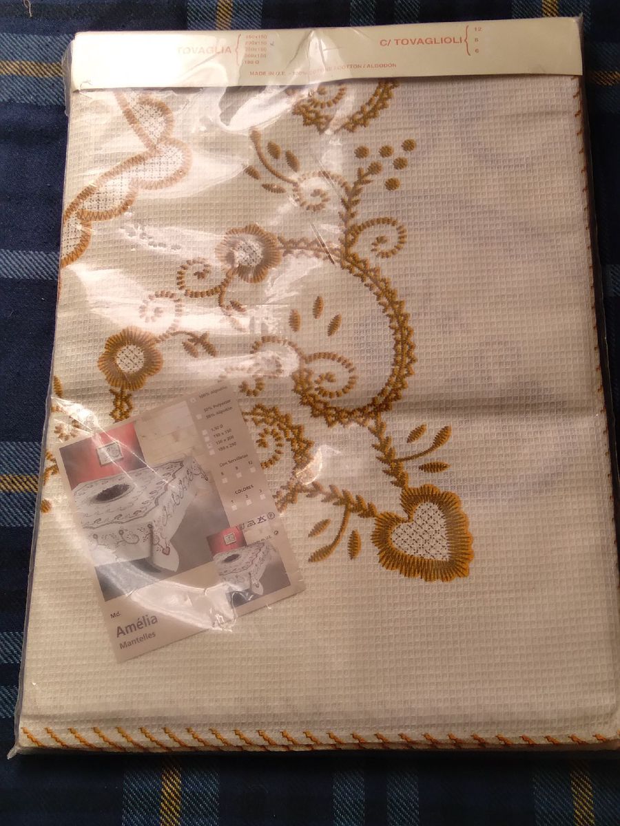 Toalha de Mesa Italiana | Mesa Bela Nati Italia Nunca Usado 69787624 ...