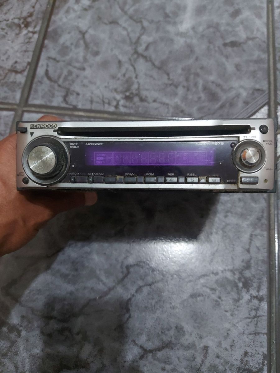 Toca Cd Radio Kenwood | Item Info & Eletro Radio Kenwood Usado 85505960 | enjoei