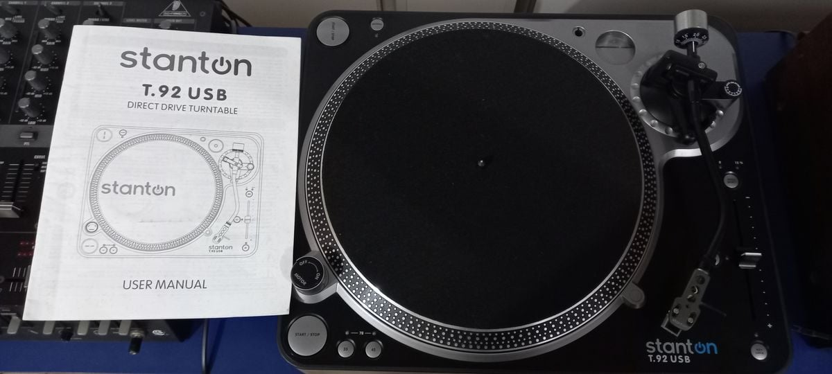 Toca Disco Stanton Pick Up Usb T 92 | Item de Música Stanton Usado ...