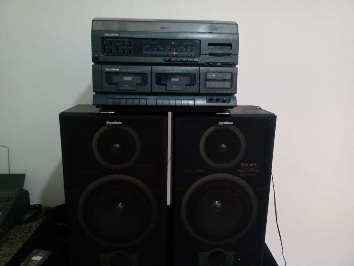 Toca Discos 3x1 Gradiente Ms-300 Lindo | Cacareco Usado 55184857 | enjoei