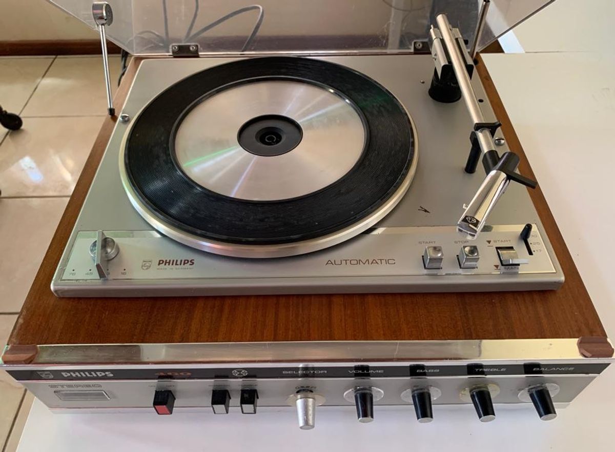 Toca Discos Philips 460 | Item de Música Philips Usado 72728947 | enjoei