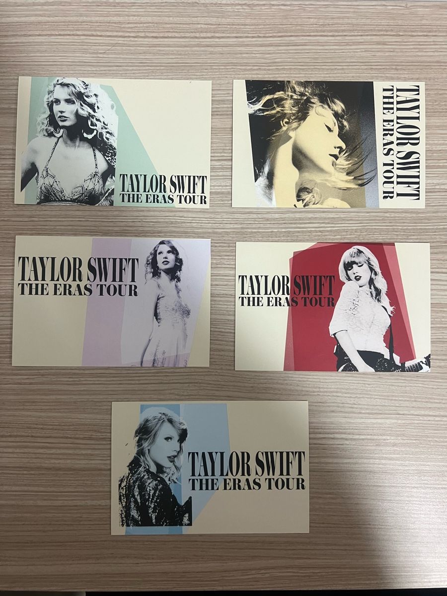 Todos Os Postcards Cartão Postal | Box Vip Original | Taylor Swift The ...