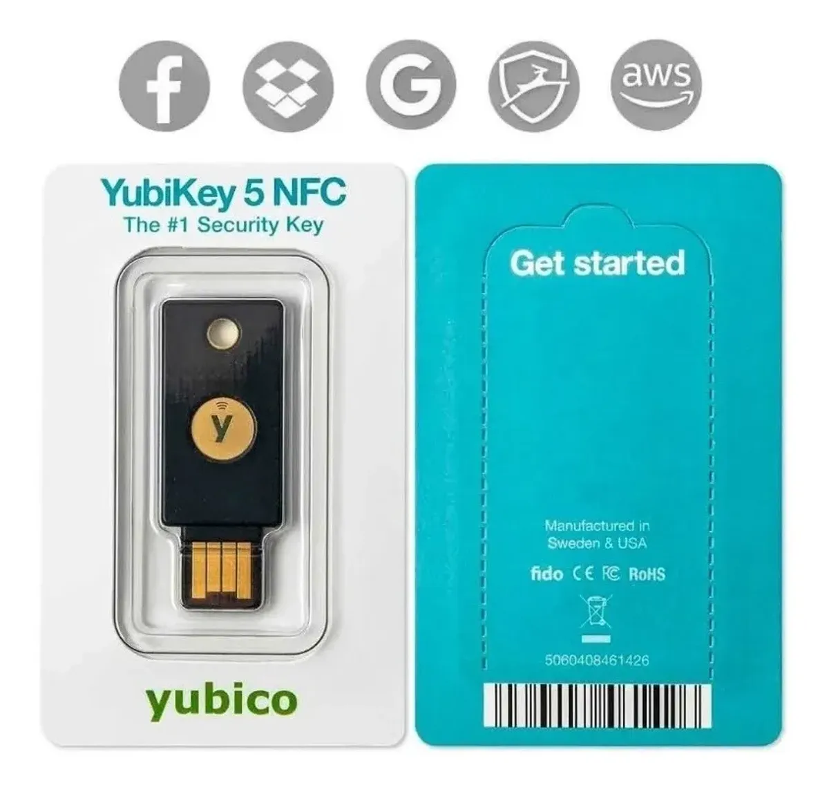 Token - Yubico Yubikey 5 Nfc | Computador Desktop Yubico Nunca Usado ...