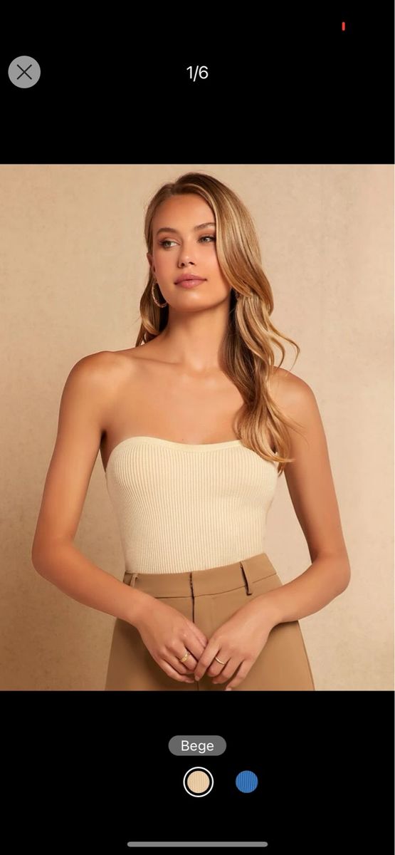 Tomara Que Caia Off White | Blusa Feminina Shein Nunca Usado 96528007 ...