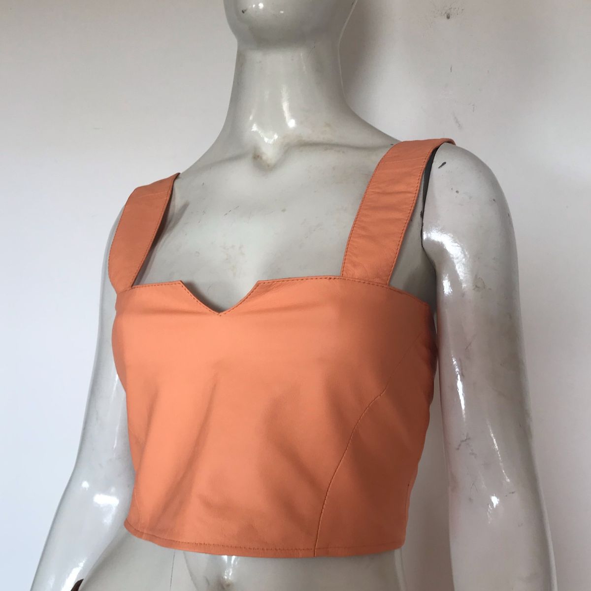Top 100% Couro Caprino Aranat | Blusa Feminina Aranat Nunca Usado ...
