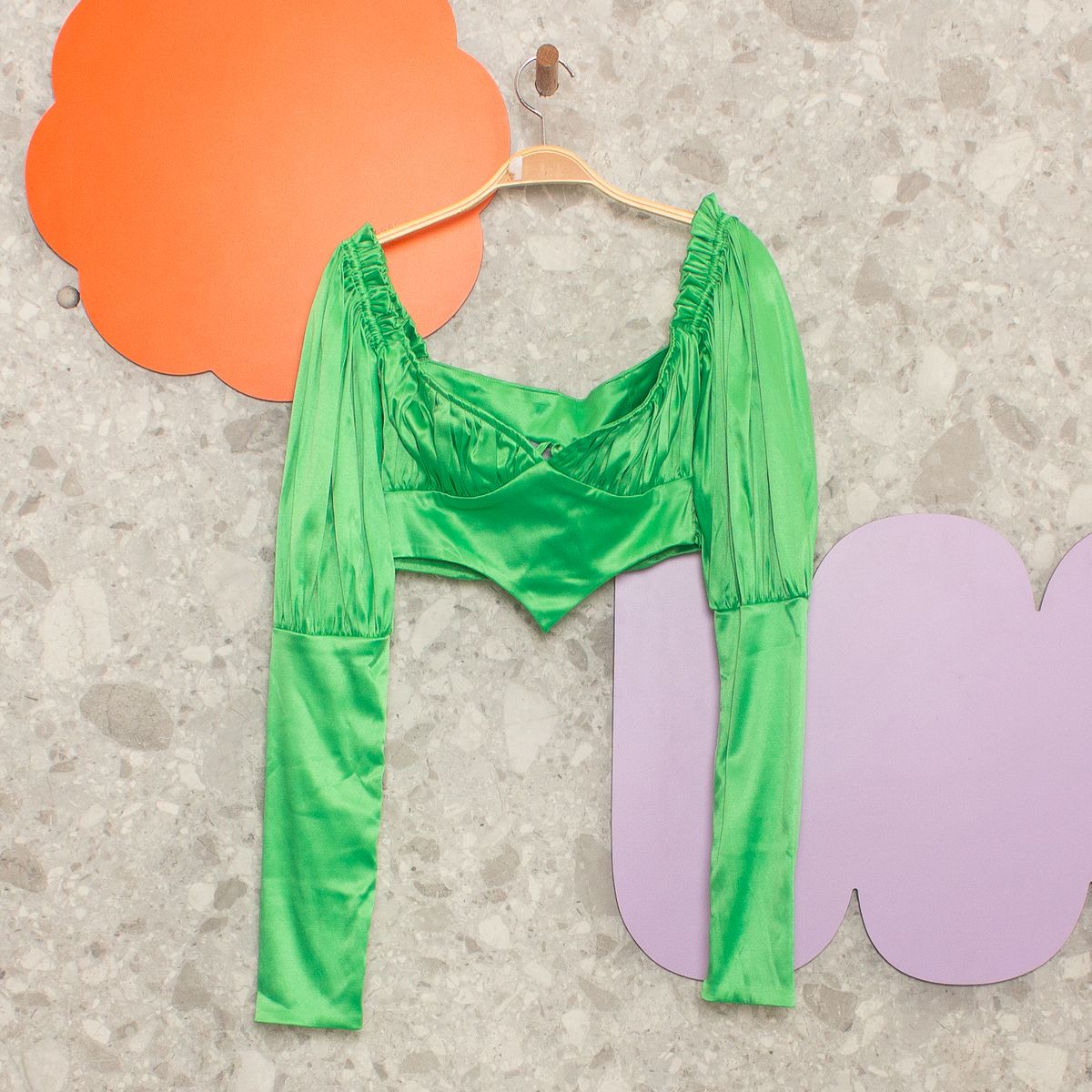 Top Acetinado Verde Akomb | Blusa Feminina Akomb Nunca Usado 94589914 ...