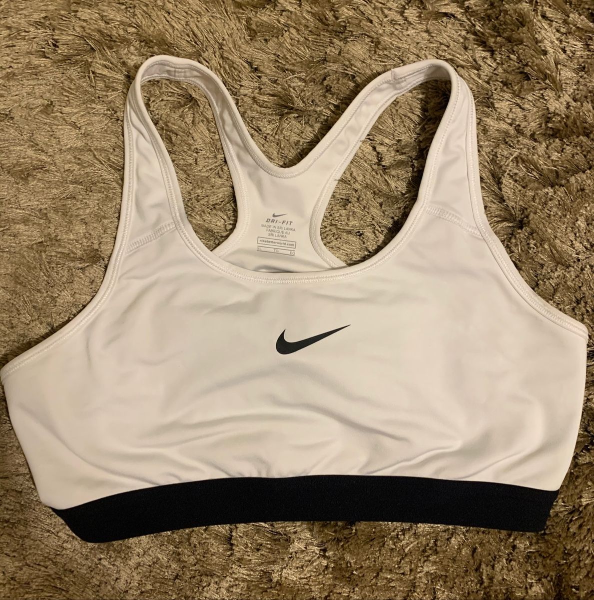 Top Branco Nike | Moda Esportiva Feminina Nike Usado 39287054 | enjoei