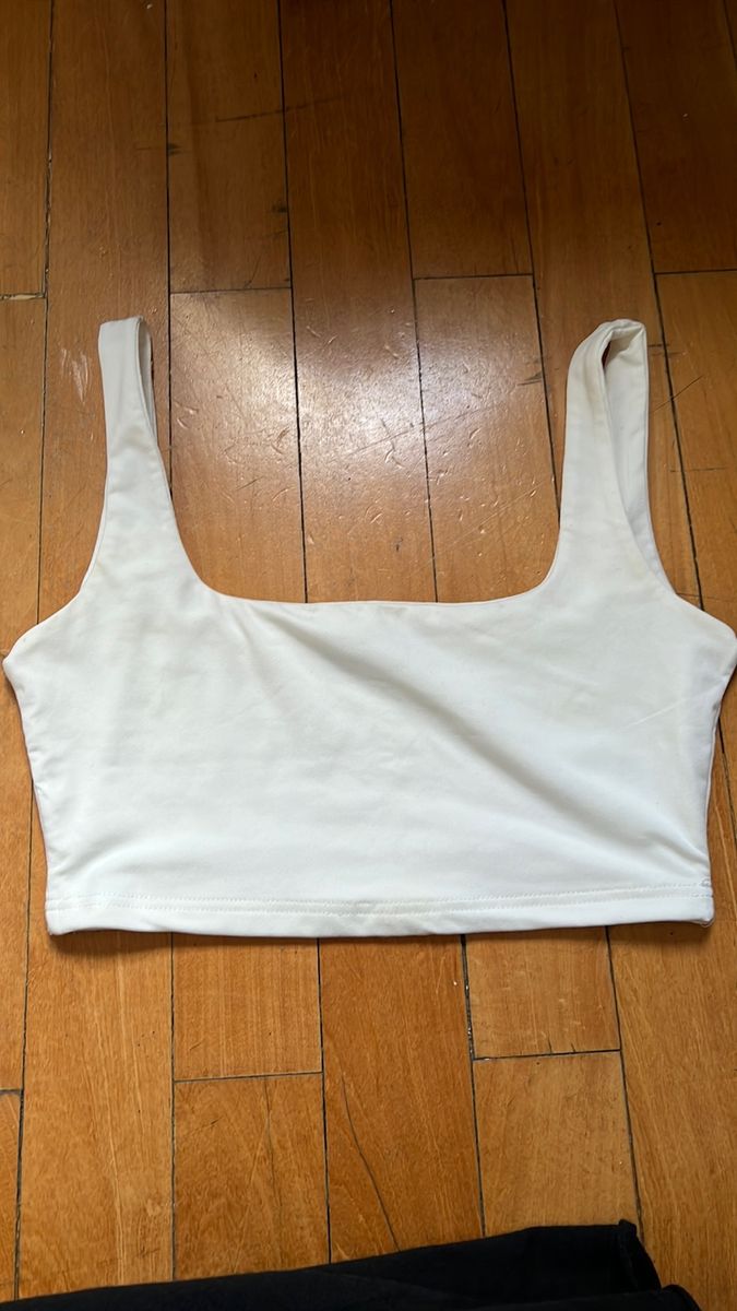 Top Branco Shein | Blusa Feminina Shein Nunca Usado 86192527 | enjoei