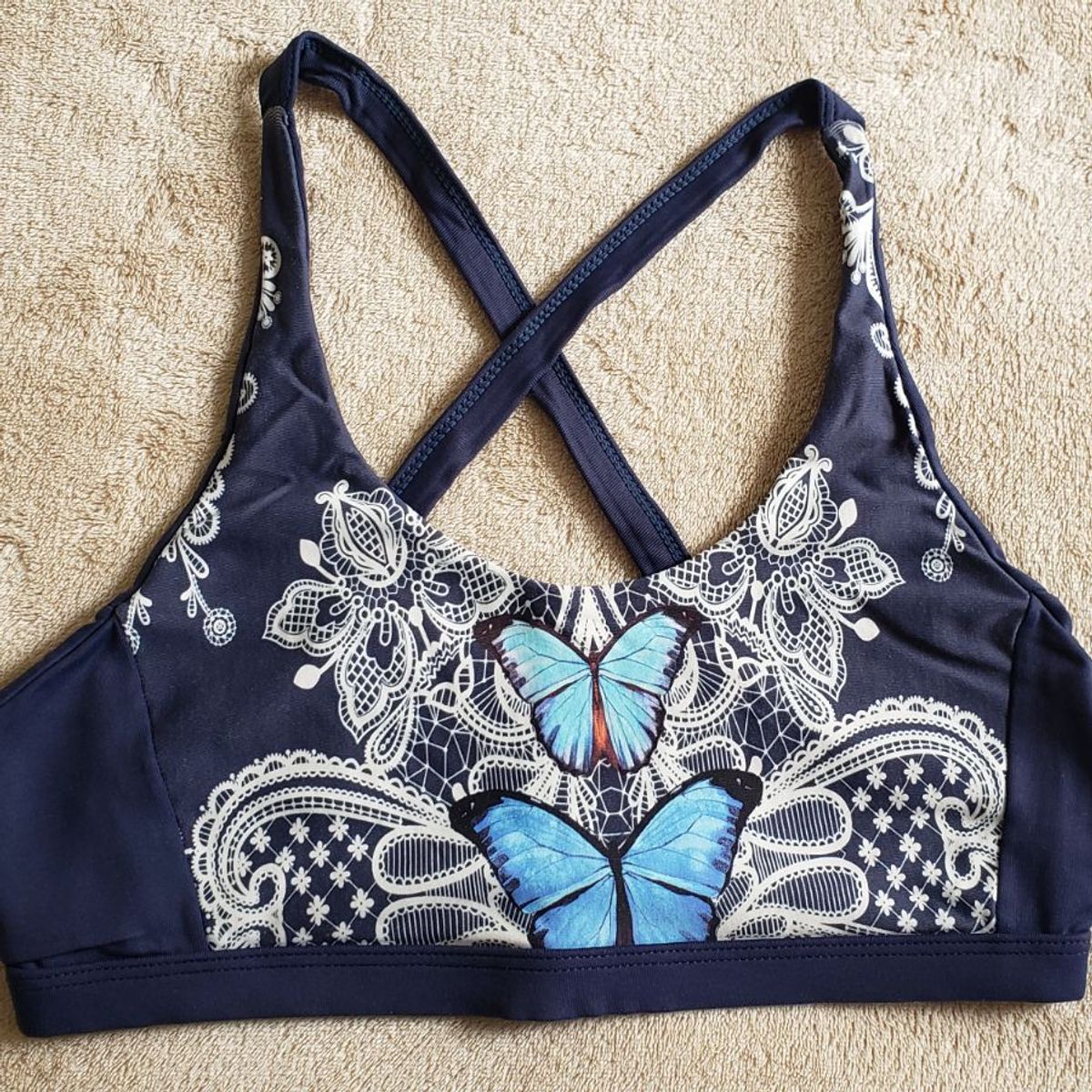 Top Farm Azul | Blusa Feminina Farm Usado 91719520 | enjoei