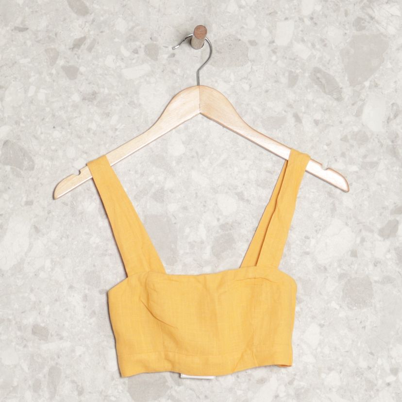 Top Mostarda Luiza Botto | Blusa Feminina Luiza Botto Usado 112266979 ...