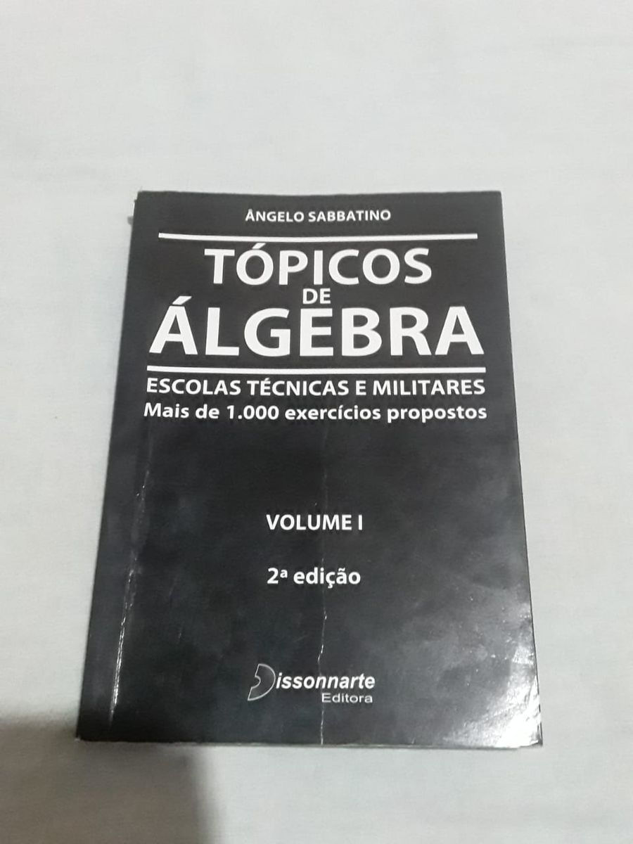 Tópicos de Álgebra (vol. 1) | Livro Usado 76504832 | enjoei