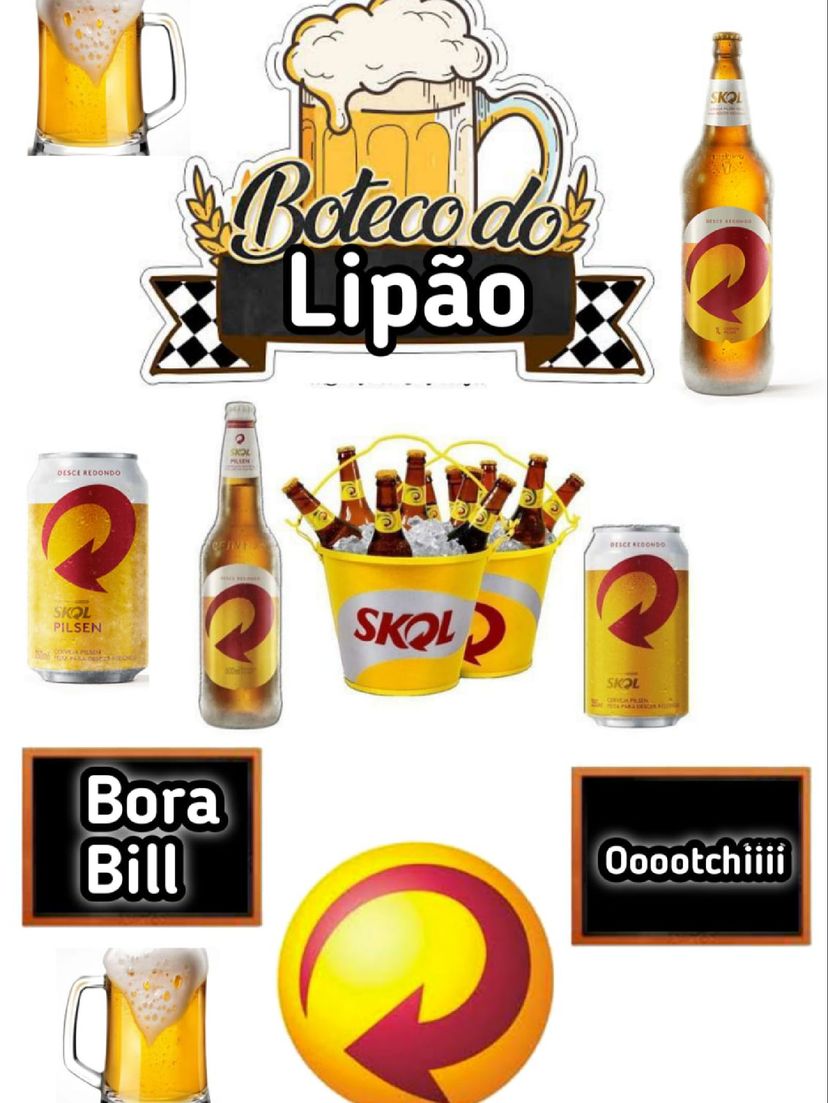 Topo de Bolo Topper de Bolo Cerveja | Item de Papelaria Look Fest Nunca ... Topo de Bolo Topper de Bolo Cerveja | Item de Papelaria Look Fest Nunca ...