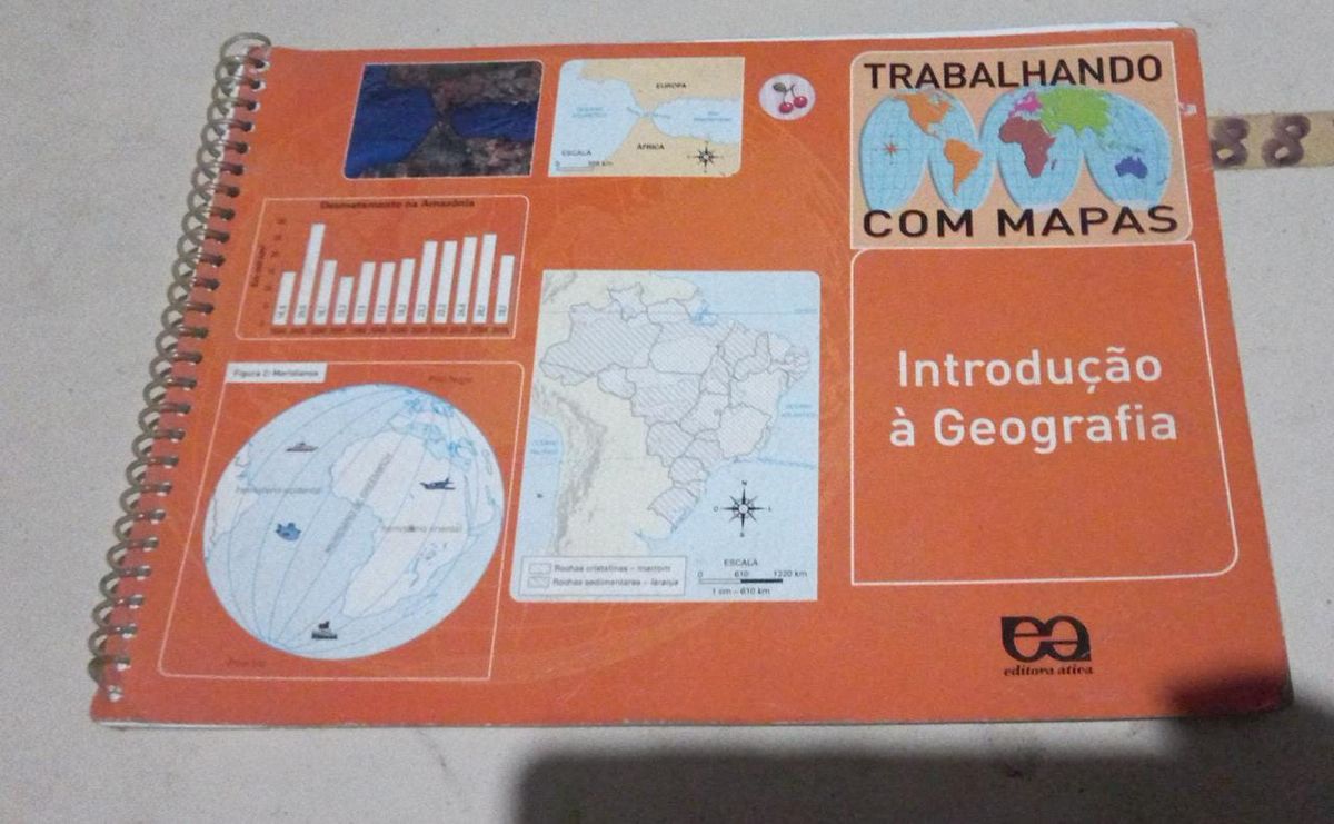 Trabalhando com Mapas - Introdução À Geografia | Livro Editora ática ...