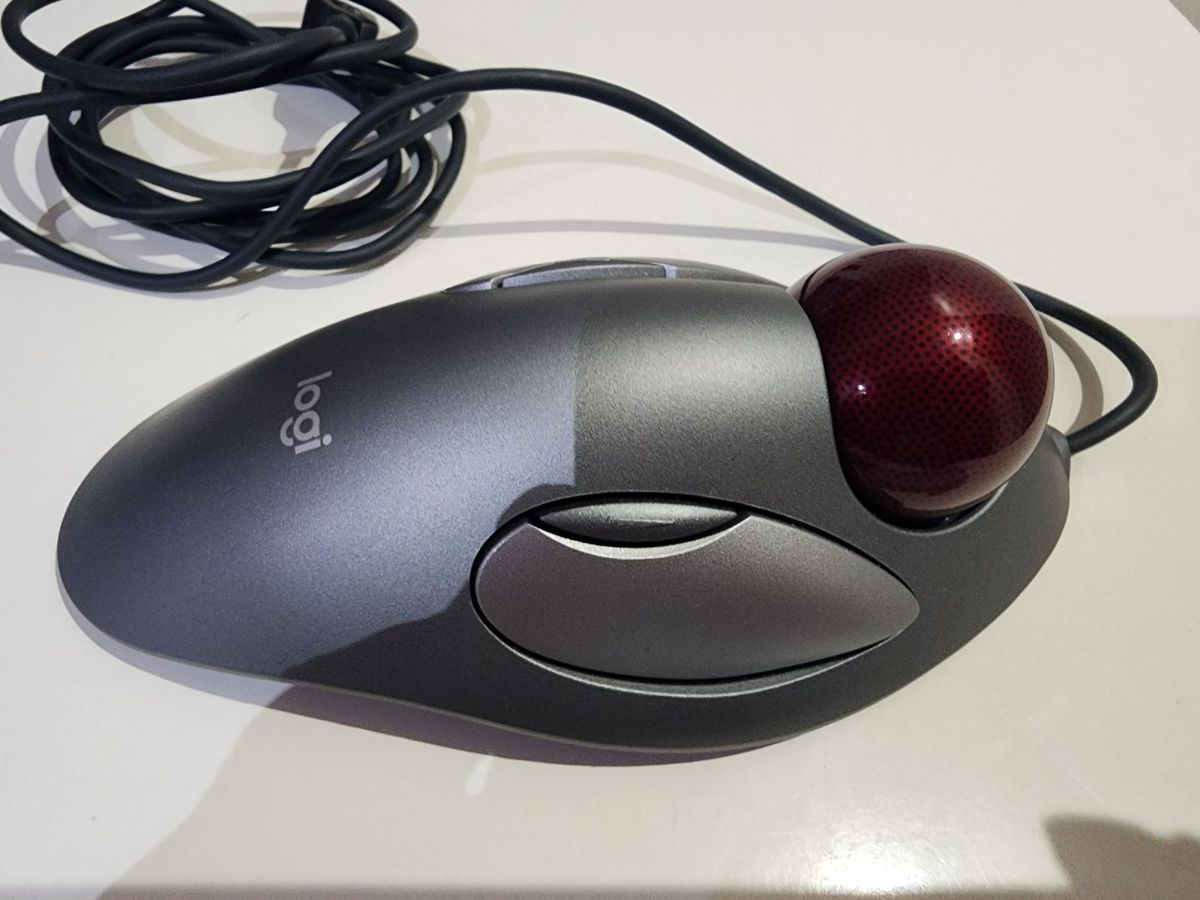 Trackball Logitech Marble Novo | Item Info & Eletro Logitech Nunca ...