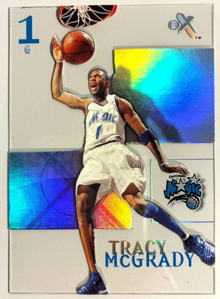 Tracy Mcgrady Transparente Holográfico 2003 Card Nba Basquete Hall da ...