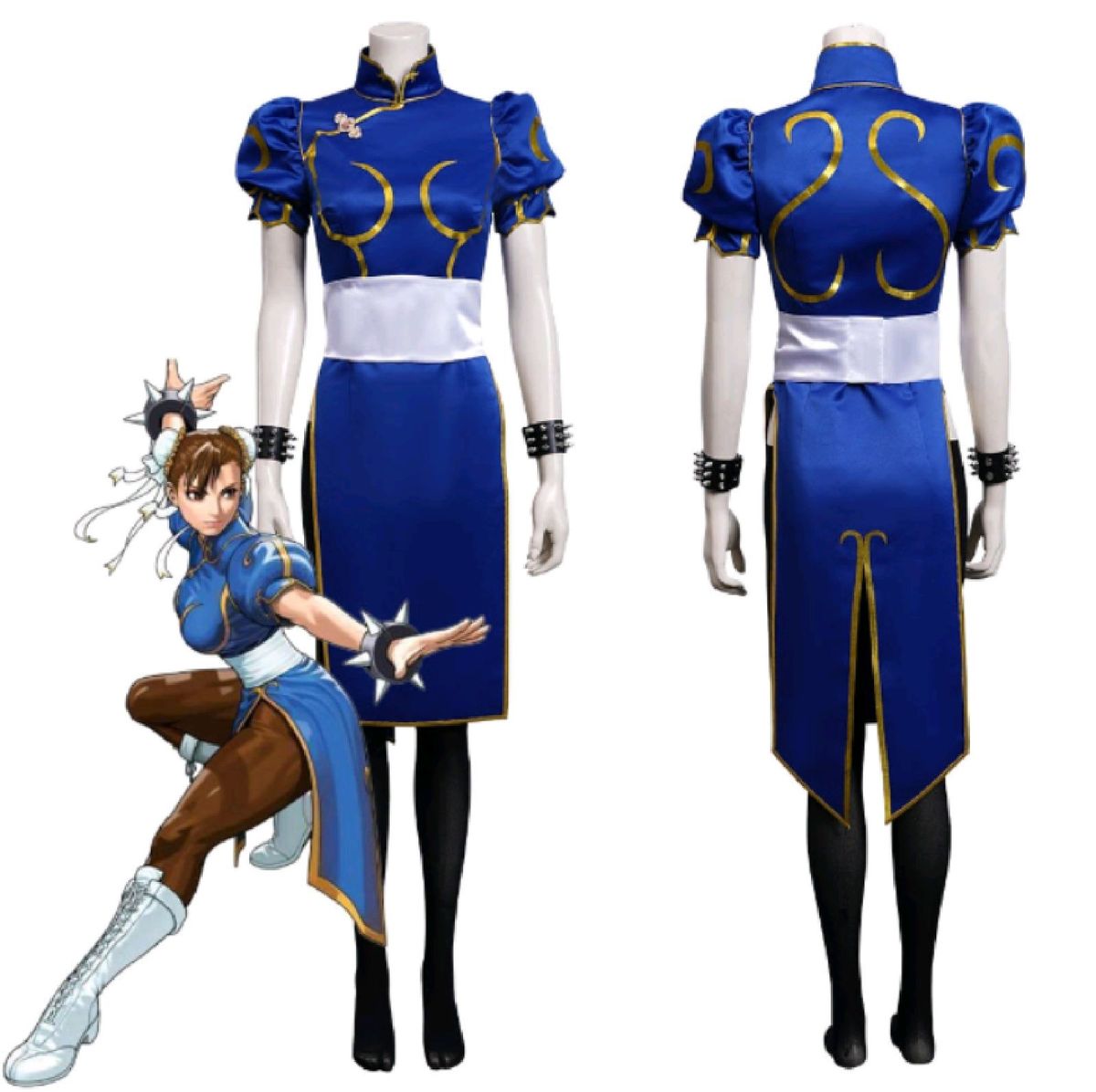 Traje Chun Li Street Fighter - Cosplay Tamanho:m | Vestido de Festa ...