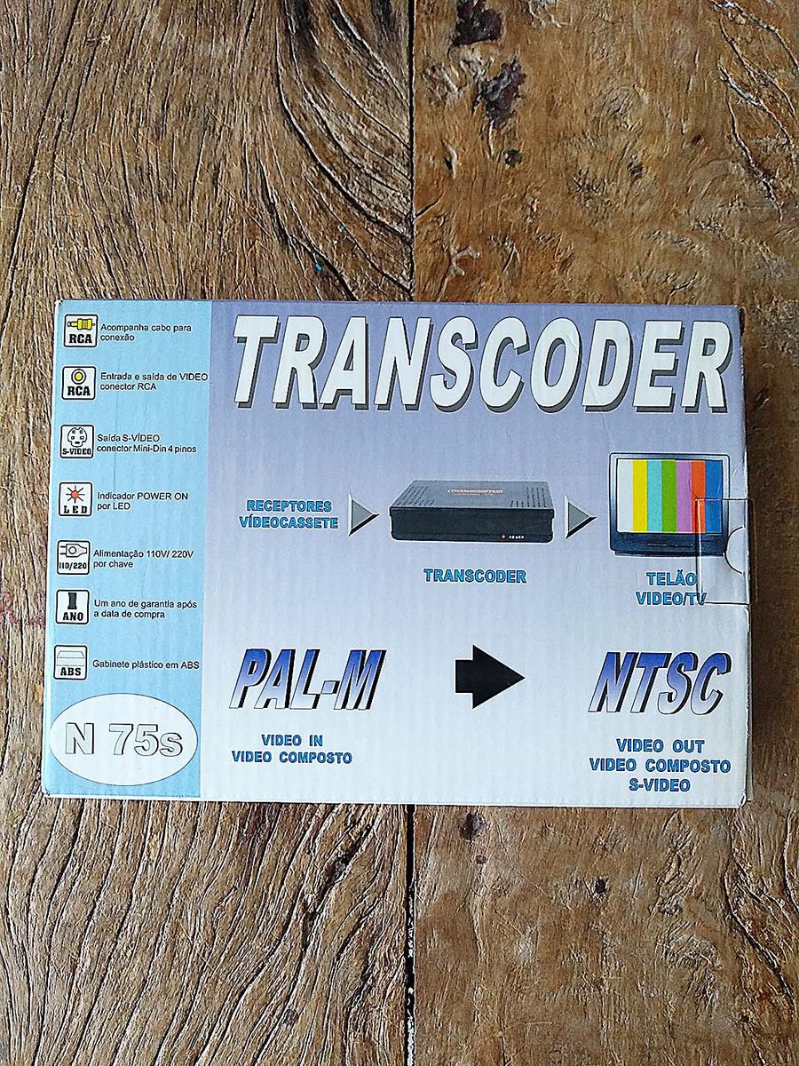 Transcoder N75s - Bivolt - Como Novo - Na Caixa! | Item Info & Eletro ...