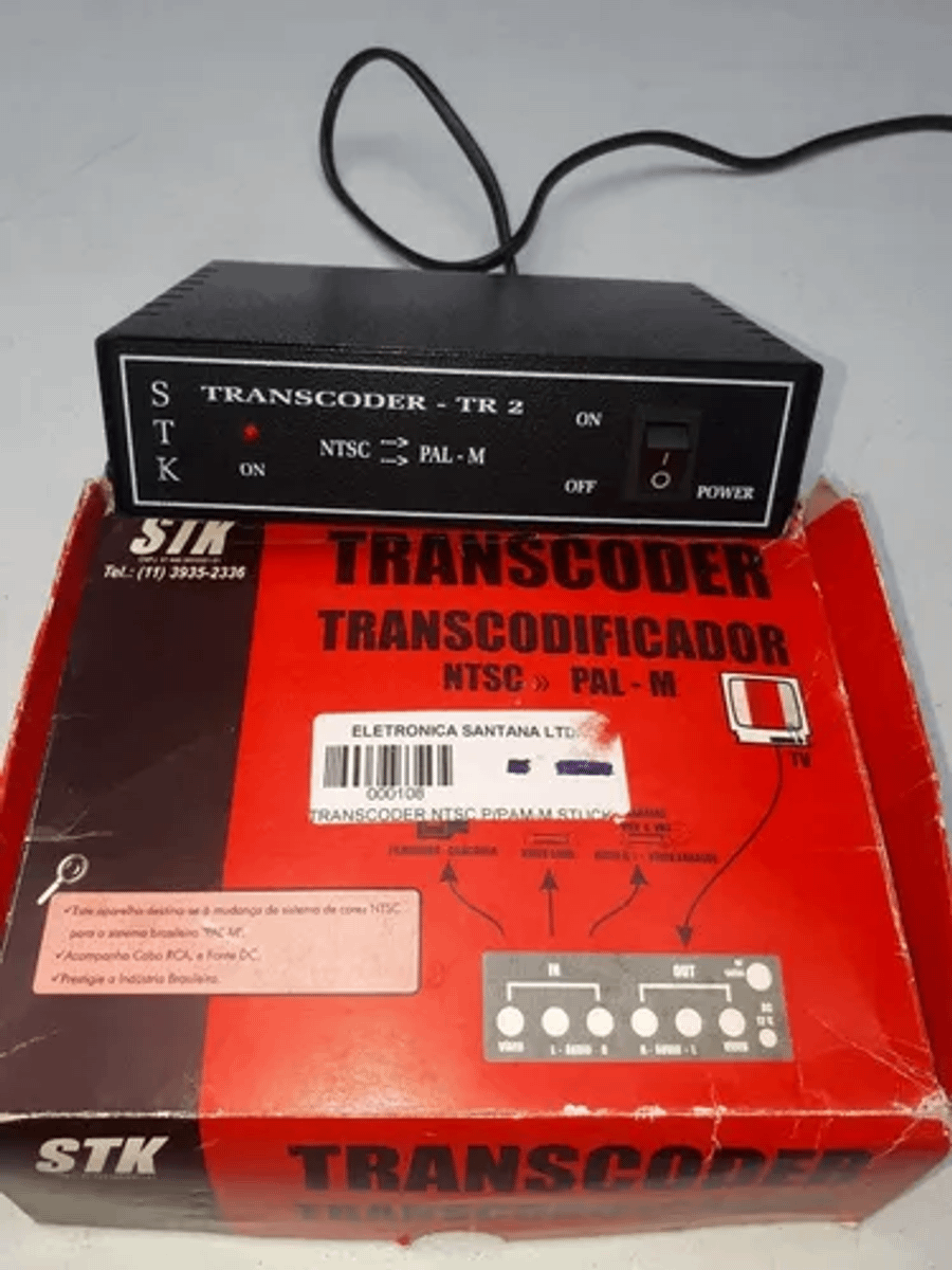 Transcoder Transcodificador Conversor Ntsc Pal-m | TV e Display Electronica Santana Usado ...