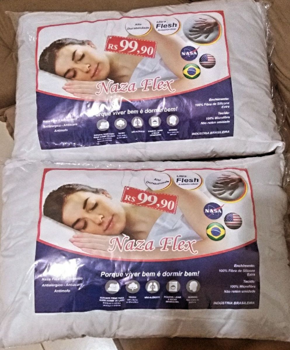 2 Travesseiros Nasa Flex | Móvel Nasaflex Nunca Usado 70293220 | enjoei