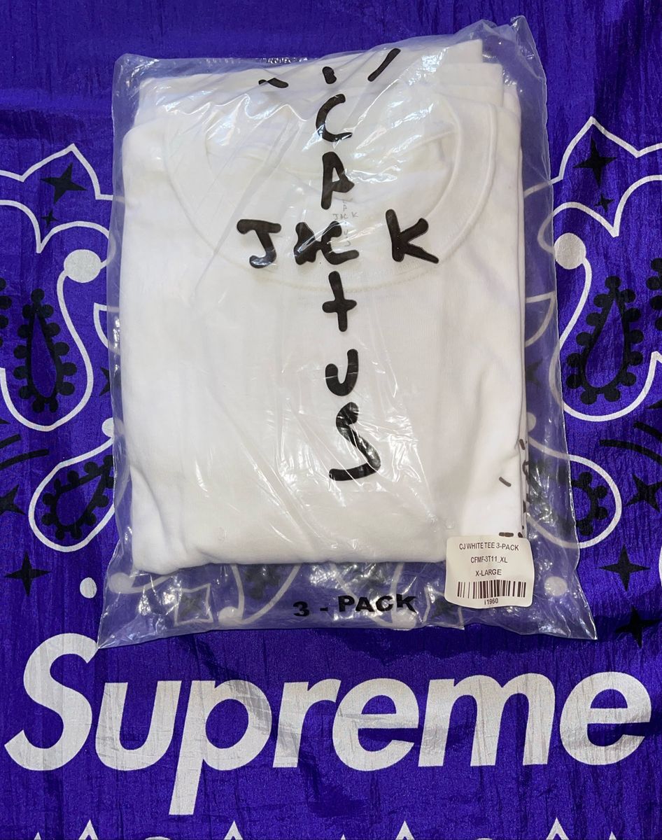 Travis Scott Pack de 3 Camisetas Basicas | Camiseta Masculina Travis ...