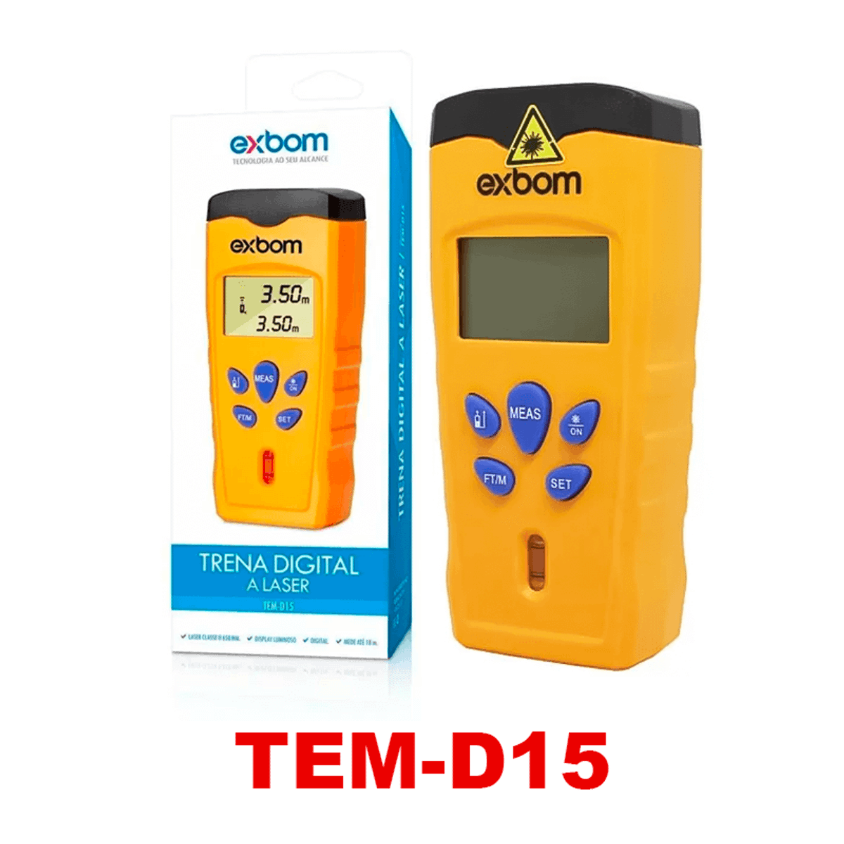 Trena Digital a Laser [18 Metros] | Cacareco Exbom Nunca Usado 82975512 ...