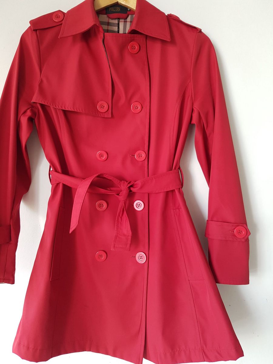 Trench Clássico e Elegante | Casaco Feminino Pollen Usado 26049447 | enjoei