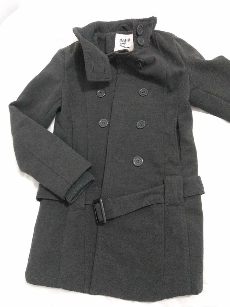 Trench Coat Cinza Chumbo | Cinto Feminino Hbt Coats Usado 31966906 | enjoei
