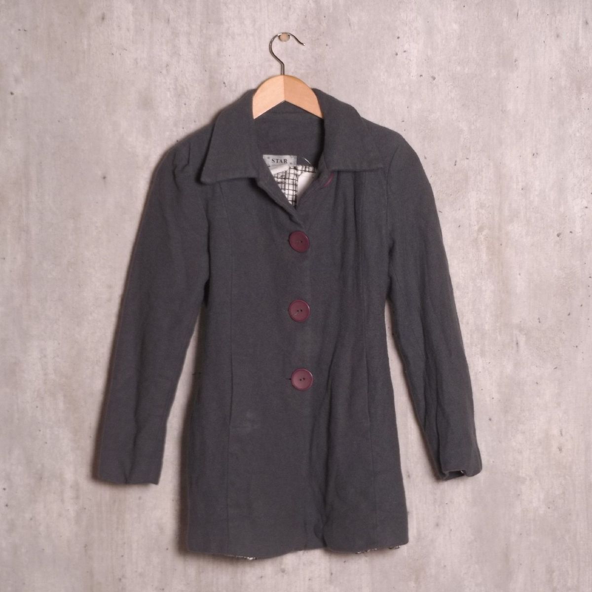 Trench Coat Cinza Star | Casaco Feminino Star Usado 79871932 | enjoei