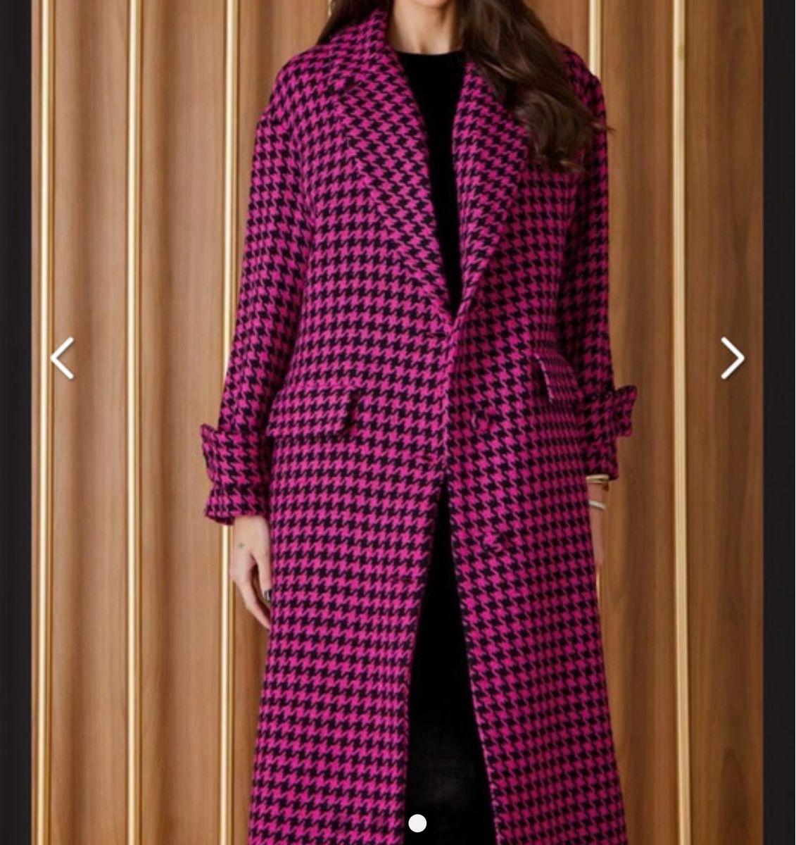 Trench Coat Lã Pied Poulet Fabulous Agilita | Casaco Feminino Agilita ...