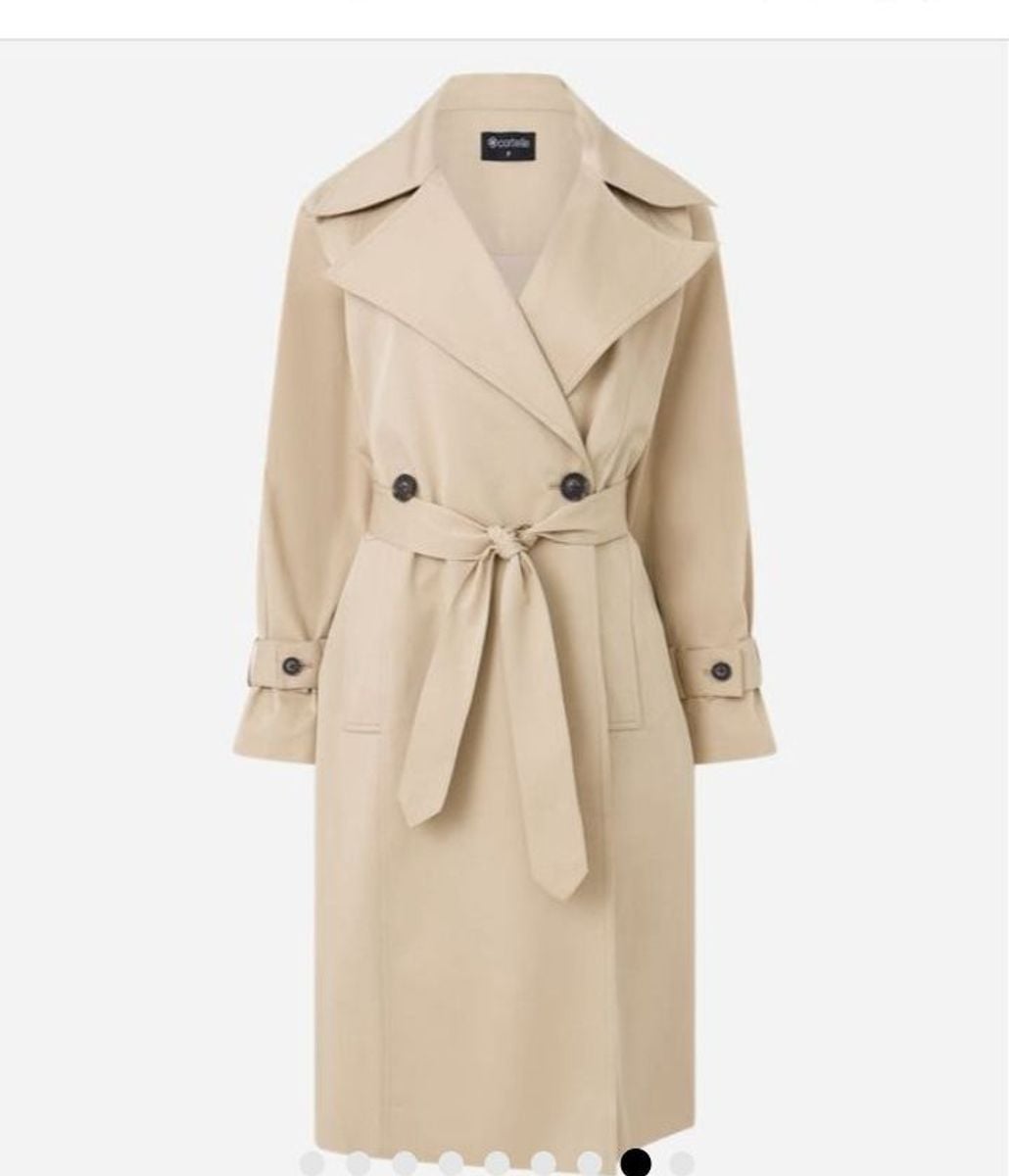 Trench Coat P Cortelle Renner(novo ) | Terno Feminino Renner Nunca ...