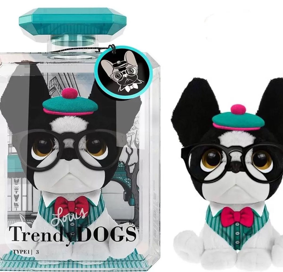 Trendy Dogs Louis Cachorro de Pelúcia | Pelúcia Trendy Dogs Usado ...