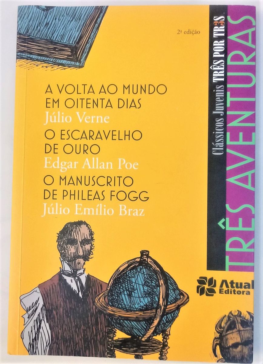 Três Aventuras - Clássicos Juvenis | Livro Atual Usado 87313887 | enjoei