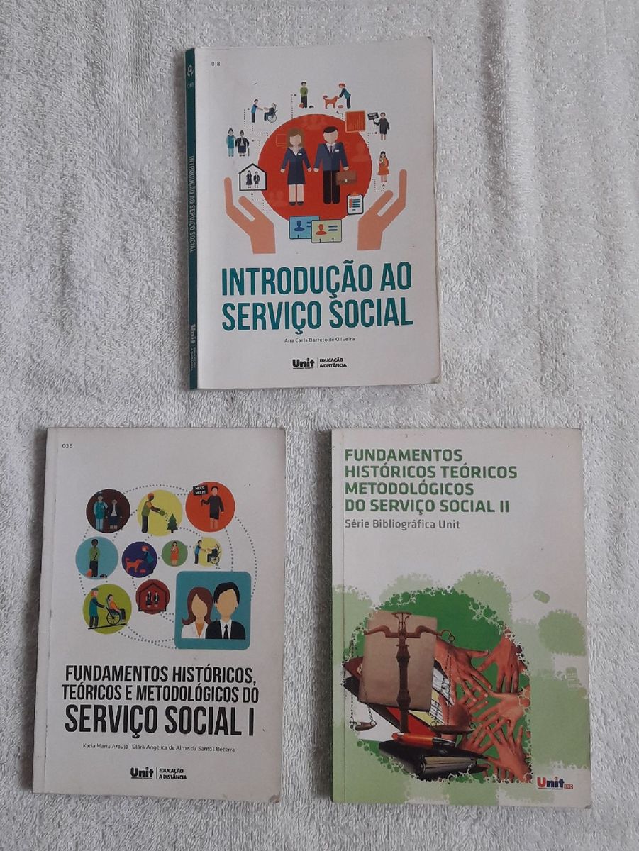 Três Livros do Curso de Serviço Social | Livro Livros Didáticos Usado ... Três Livros do Curso de Serviço Social | Livro Livros Didáticos Usado ...
